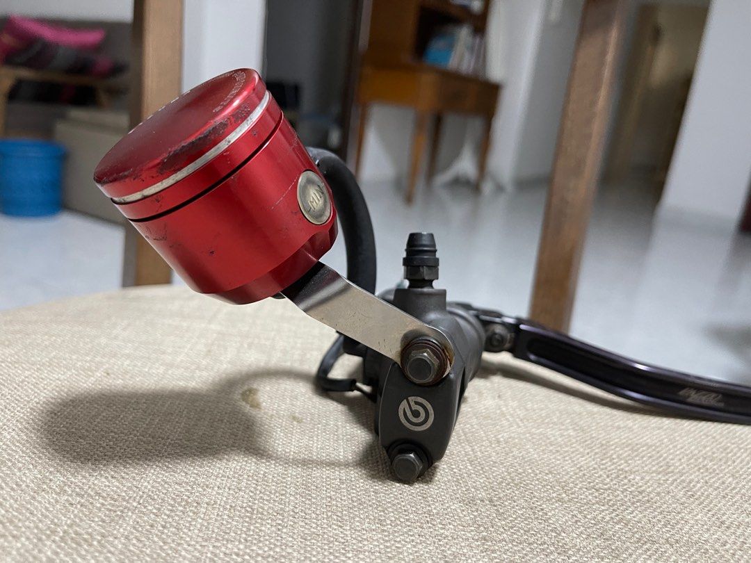 Brembo RCS19 Brake Master Cylinder Pump with Pazzo Racing Lever and ...