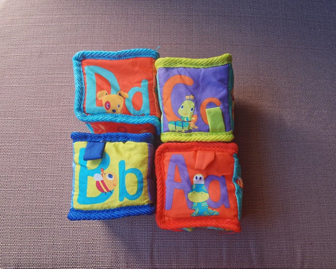 BrightStarts Crinkle Blocks, Babies & Kids, Infant Playtime on Carousell