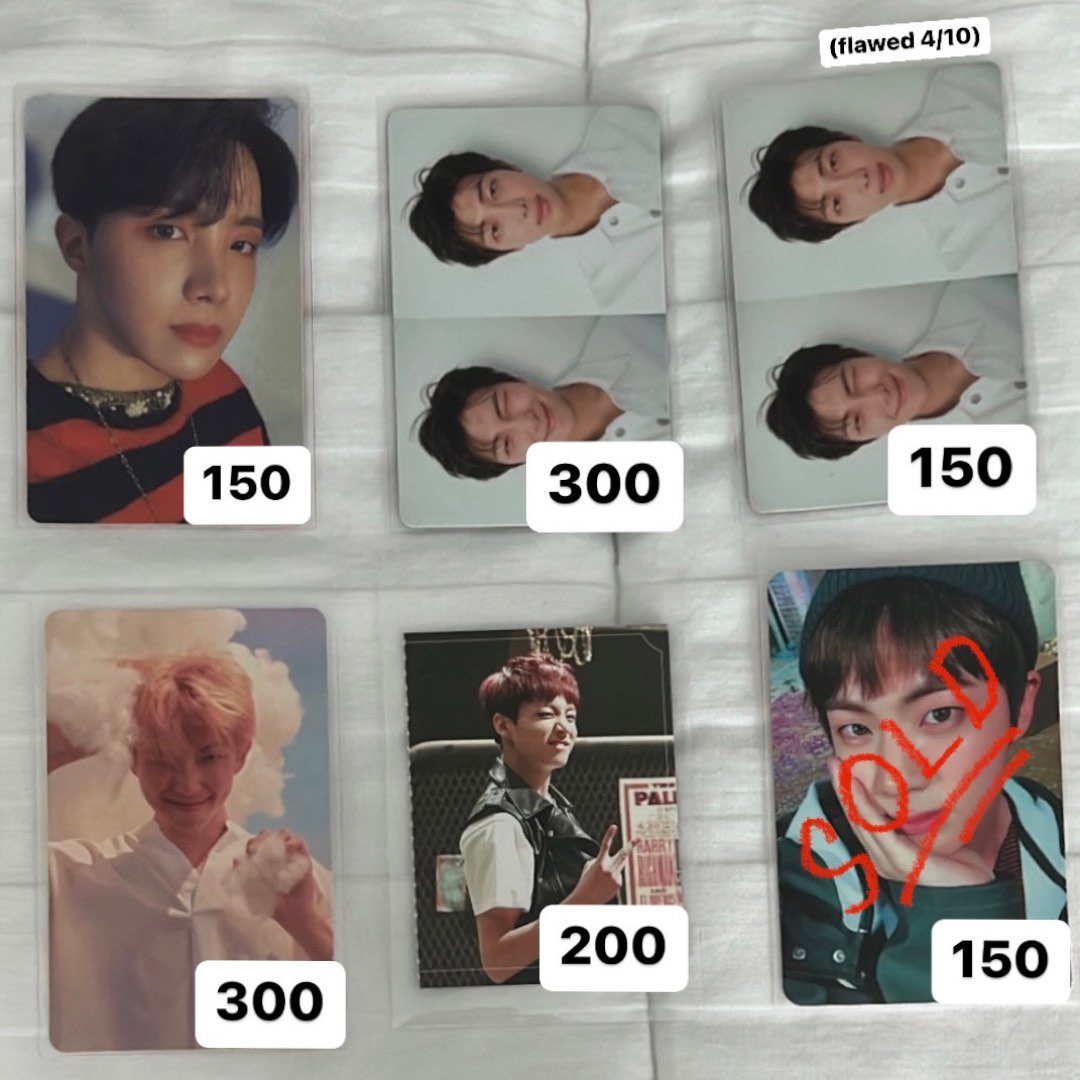 BTS rm jk jhope photocards assorted, Hobbies & Toys, Memorabilia ...