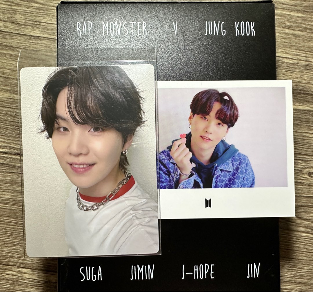 BTS Suga Photocards, Hobbies & Toys, Memorabilia & Collectibles, K-Wave ...
