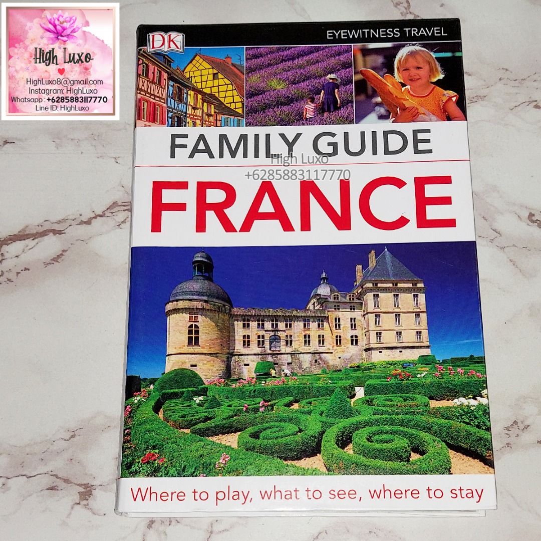 Buku Travel Guide DK EYEWITNESS FAMILY GUIDE France Paris English Book ...