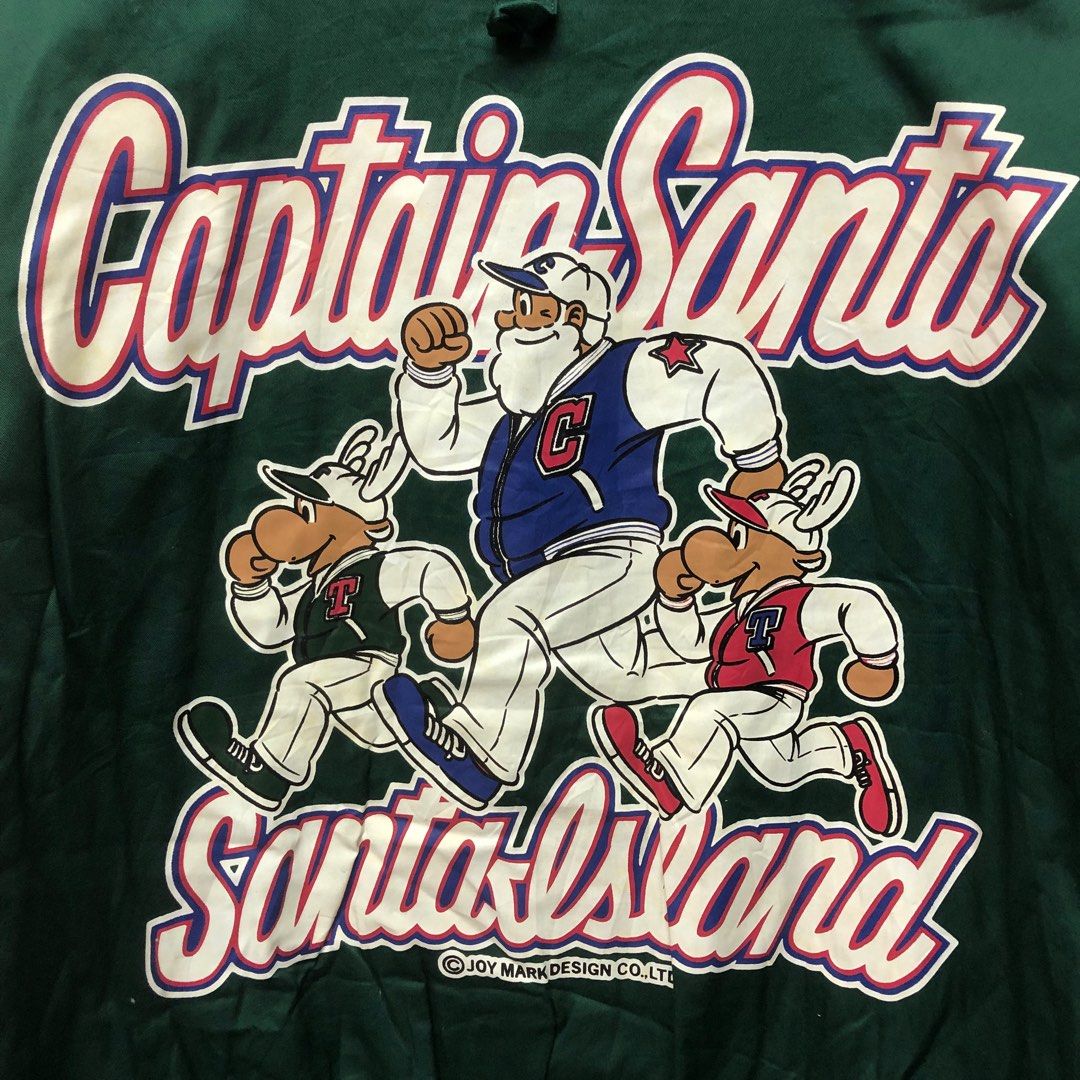 Captain Santa Varsity jacket, Men's Fashion, Activewear on Carousell