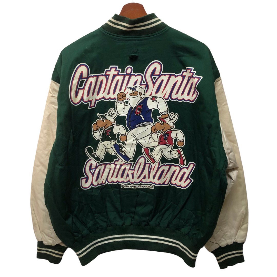 Captain Santa Varsity jacket, Men's Fashion, Activewear on Carousell
