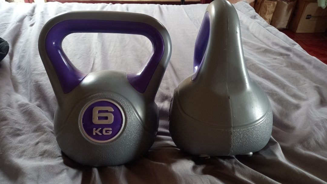 2 Cement Kettlebell for 1000, Sports Equipment, Exercise & Fitness ...