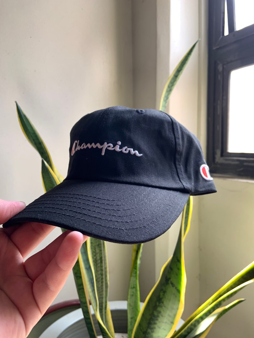 Champion Script Cap, Men's Fashion, Watches & Accessories, Caps & Hats ...