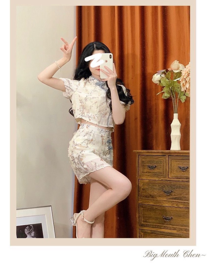 Cheongsam set, Women's Fashion, Dresses & Sets, Traditional & Ethnic ...