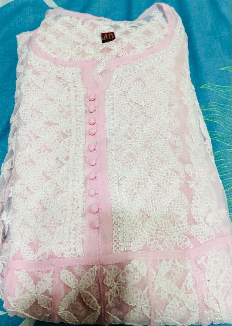 Chikan kurti, Women's Fashion, Dresses & Sets, Traditional & Ethnic ...