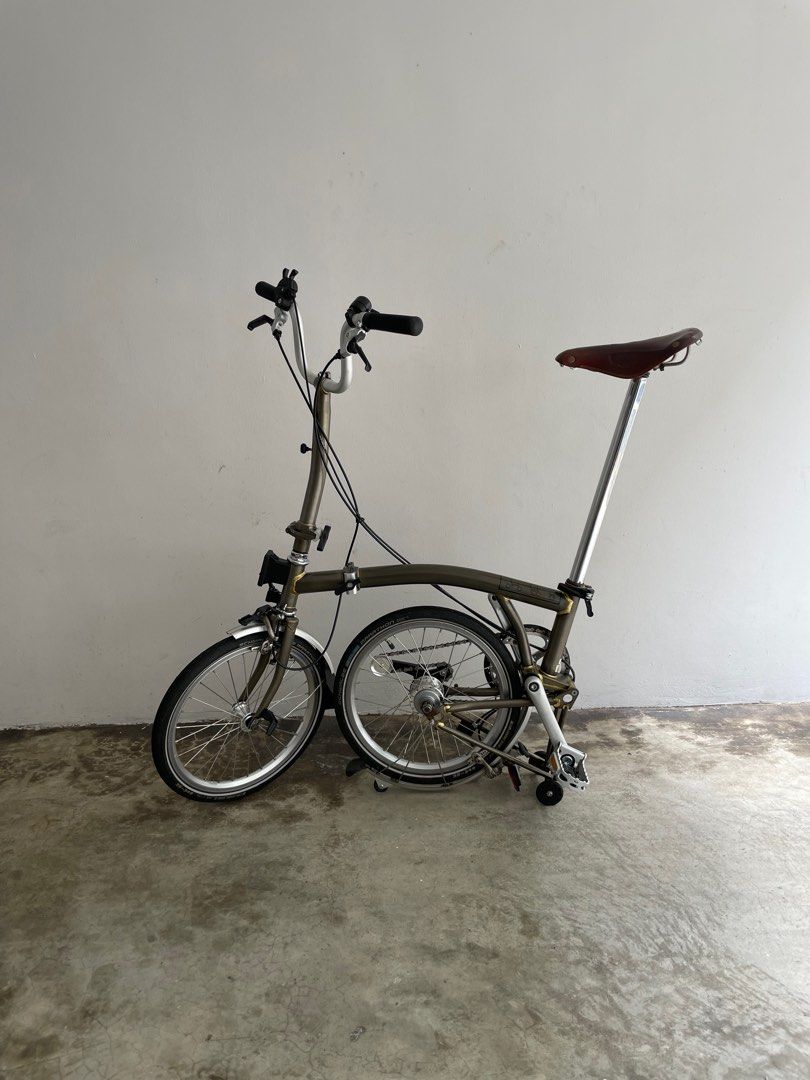 Classic/Vintage Brompton H3L Raw Lacquer, Sports Equipment, Bicycles ...