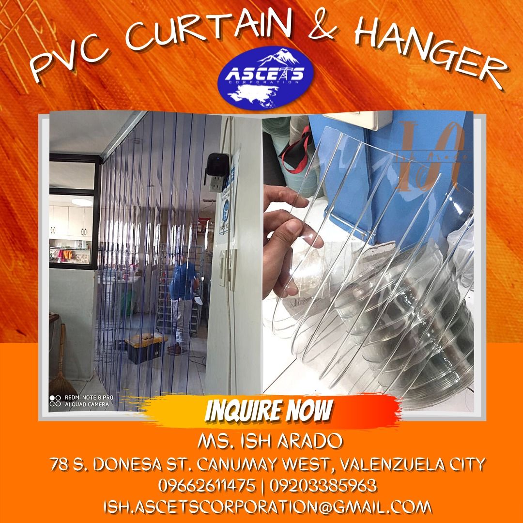 clear or yellow pvc curtain for container van, Commercial & Industrial ...