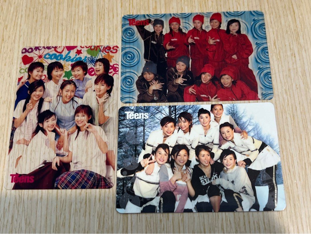 Cookies Stephy Theresa Miki Angela 絕版Teens 卡, 興趣及遊戲, 收藏品及紀念品, 明星周邊 ...