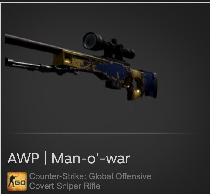 CSGO AWP Man O War, 電子遊戲, 遊戲機配件, 遊戲週邊商品 - Carousell