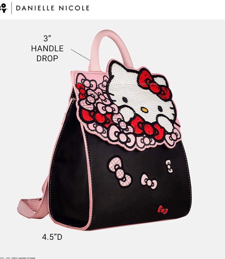 Danielle Nicole Hello Kitty Bow Backpack, Women's Fashion, Bags ...