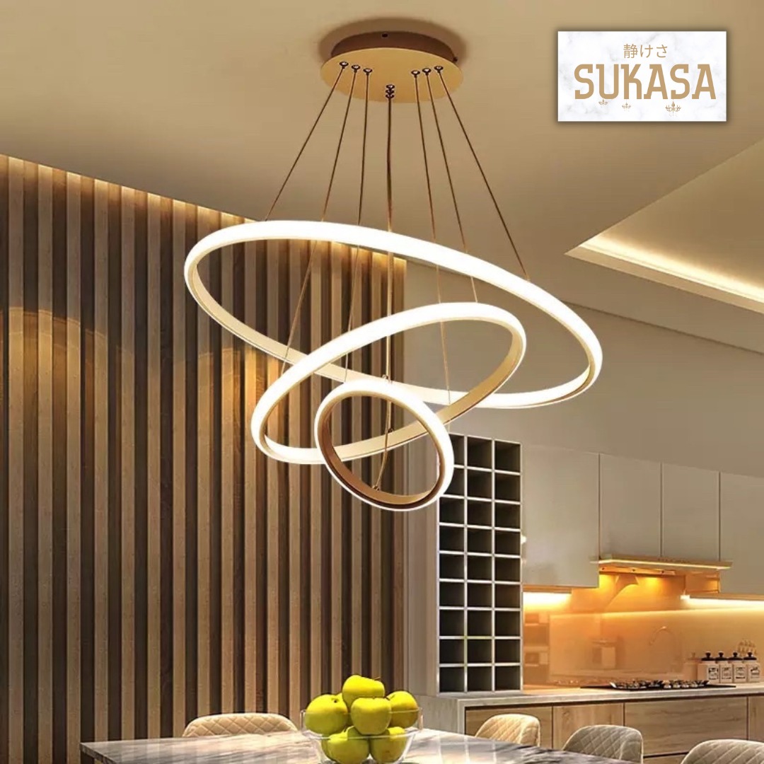 Deluxe Cosmic Multi-Colored Chandelier, Furniture & Home Living ...