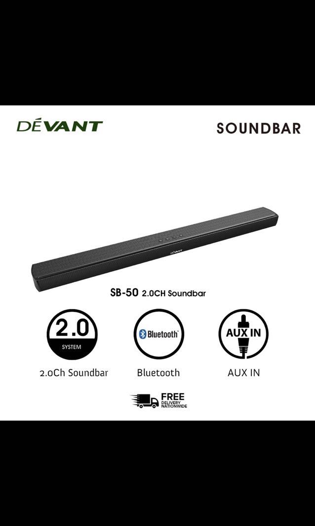 Devant sB-50 soundbar, Audio, Soundbars, Speakers & Amplifiers on Carousell