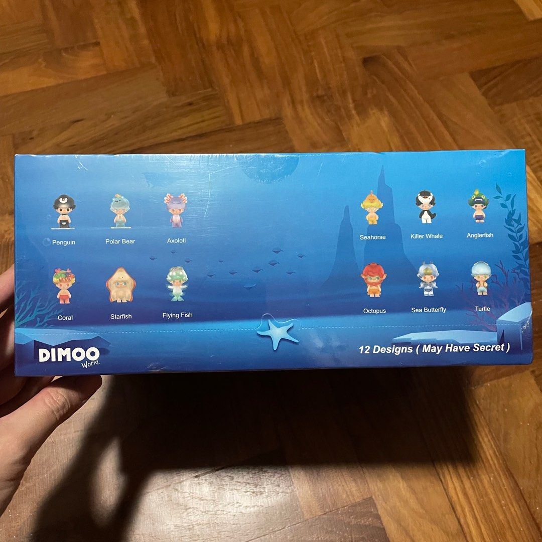 Dimoo Aquarium Full Set Sealed Pop Mart Blind Box Hobbies And Toys