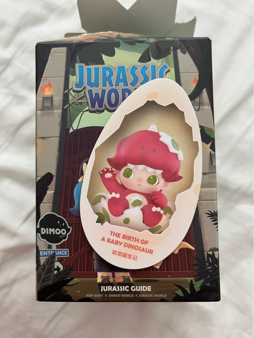 Dimoo Jurassic world popmart birth of a baby dinosaur, Hobbies & Toys ...