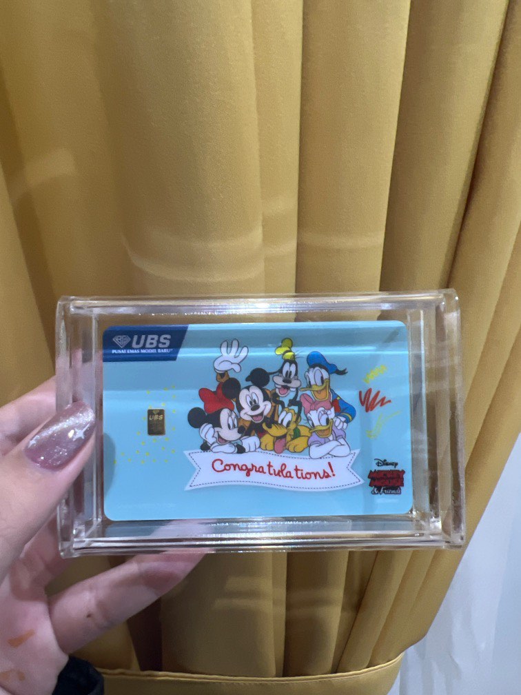 Disney 0.1 gram 24k gold bar, Hobbies & Toys, Memorabilia ...