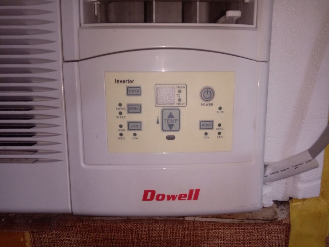 DOWELL 1.5HP WALL TYPE AC INVERTER ACW2I-1500RT, TV & Home Appliances, Air Conditioning and ...
