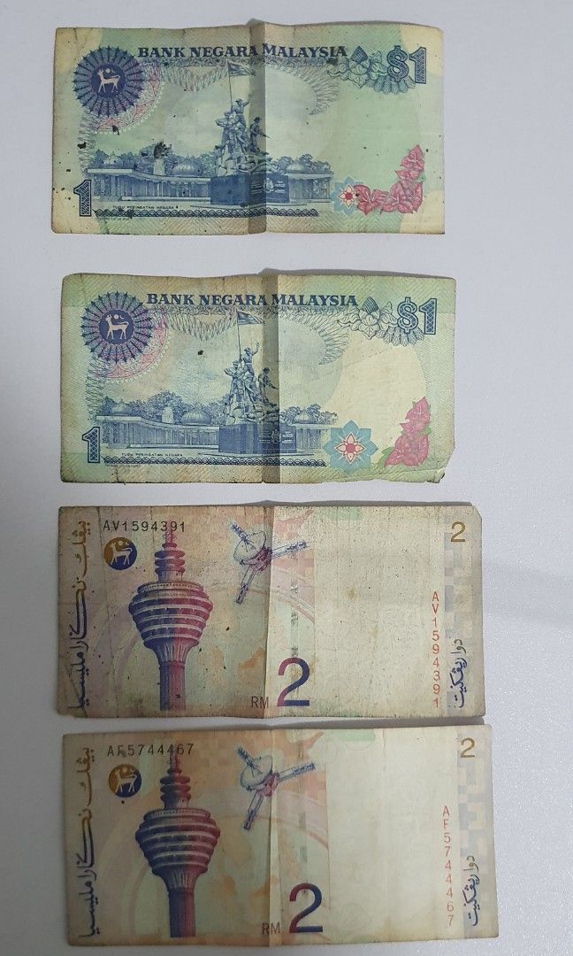Duit rm2 dan rm1, Hobbies & Toys, Collectibles & Memorabilia, Currency ...