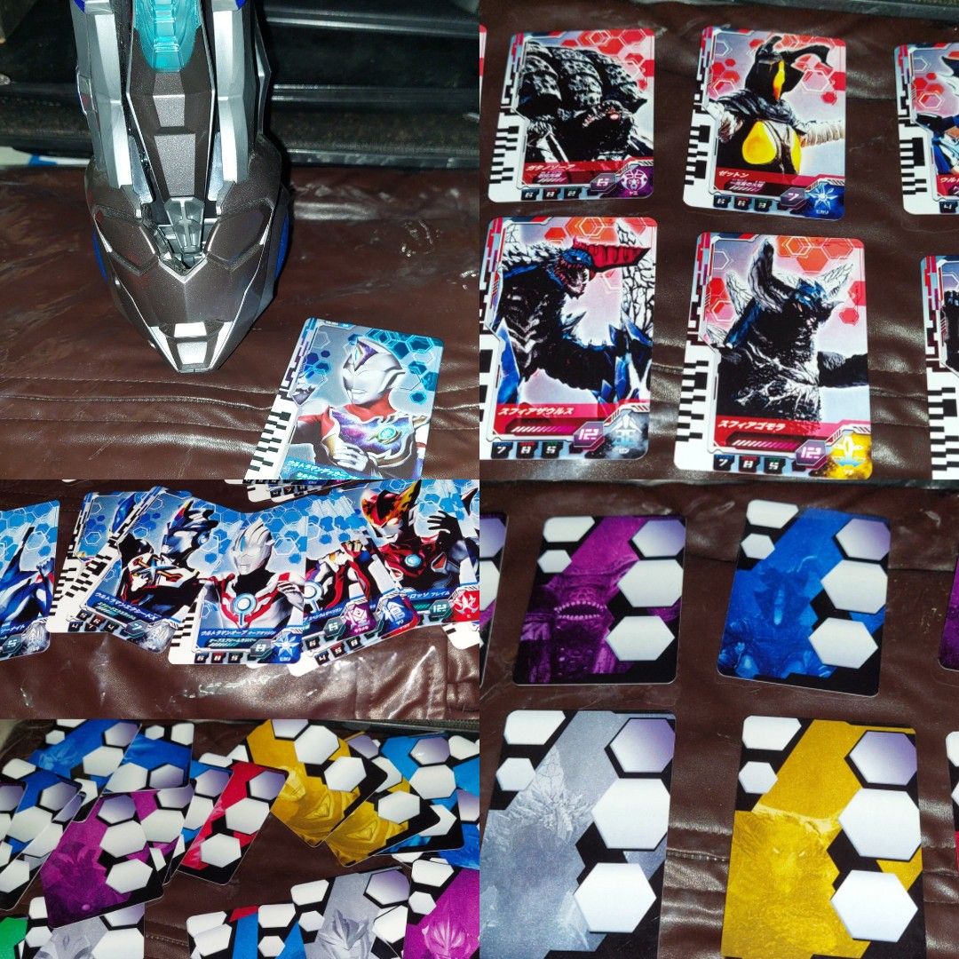 DX Ultraman Decker's Ultra D Flasher with 3rd party cards, Hobbies ...