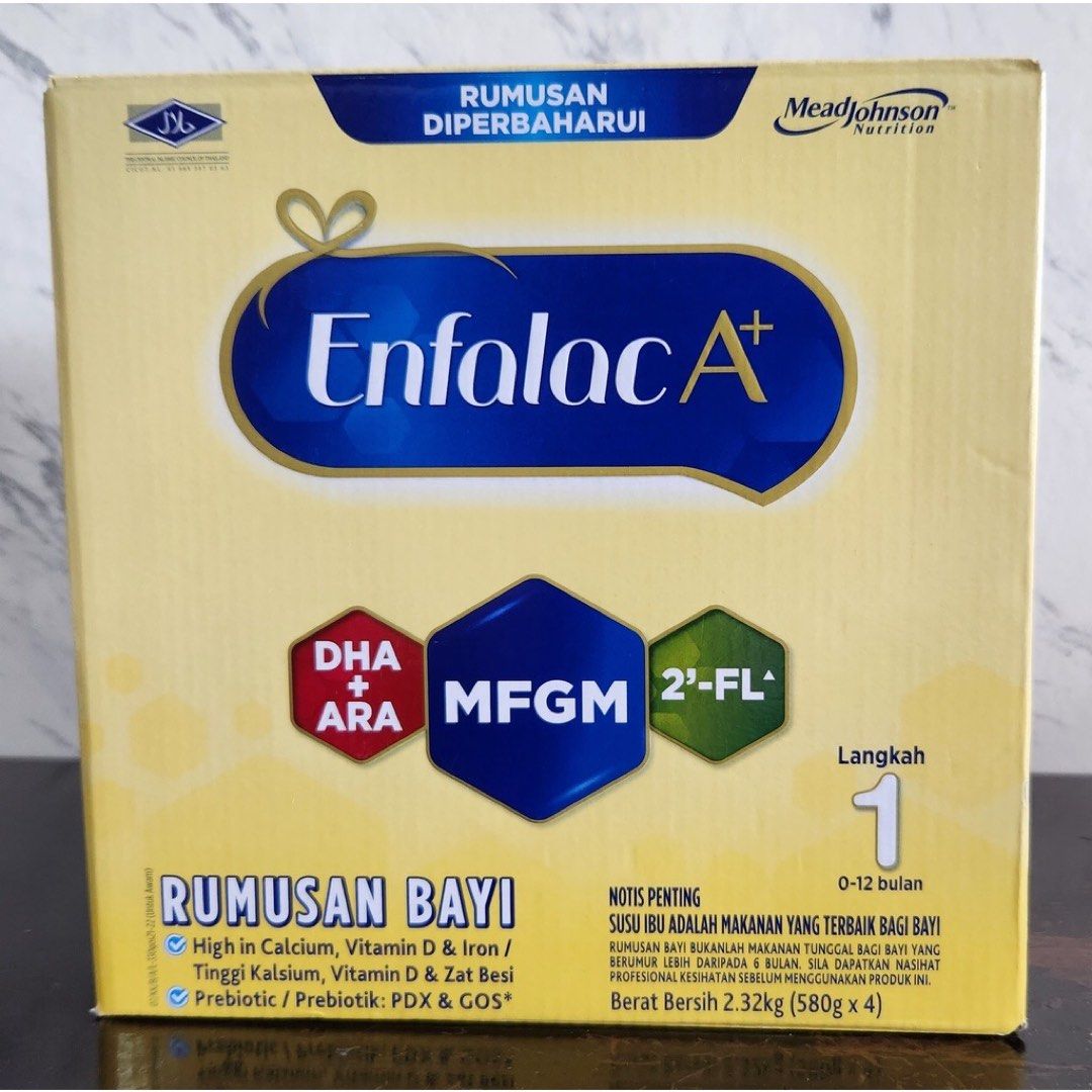 Enfalac A+ Stage 1 (1 packet ~ 580g), Babies & Kids, Nursing & Feeding ...