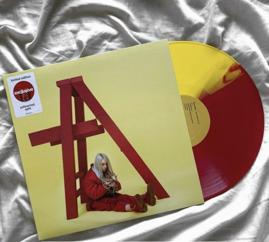 [YELLOW/RED SPLIT EXCLUSIVE RARE EDITION] BILLIE EILISH DON'T SMILE AT ...