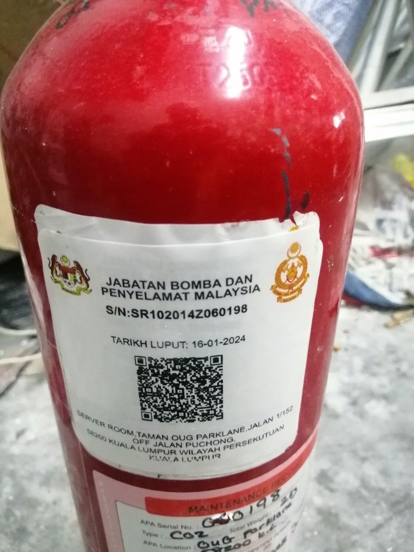 Fire extinguisher ABC powder (NEW) BOMBA CERT 2024 9kg Co2 2kg Pemadam ...