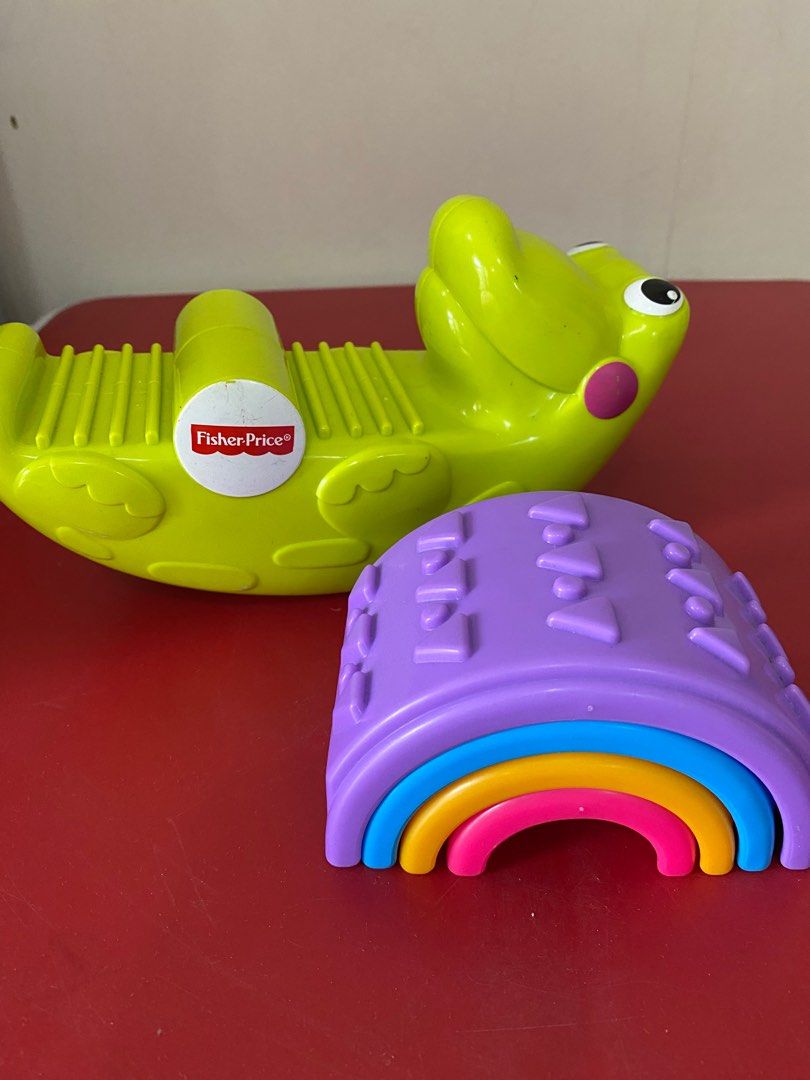 Fisher Price Rainbow Stacker, Hobbies & Toys, Toys & Games on Carousell