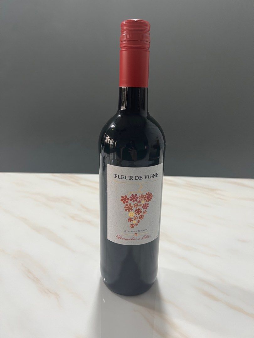 Fleur De Vigne (Vin Rouge, Red Wine), Food & Drinks, Alcoholic ...