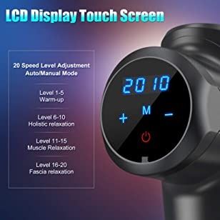 Wattne W2 20 Speeds Rechargeable Massage Gun With 6 Heads, Health ...