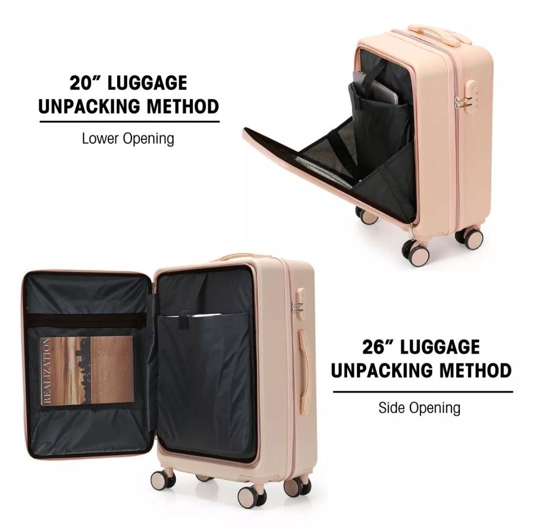 FRONT OPENING LUGGAGE, Hobbies & Toys, Travel, Luggage on Carousell