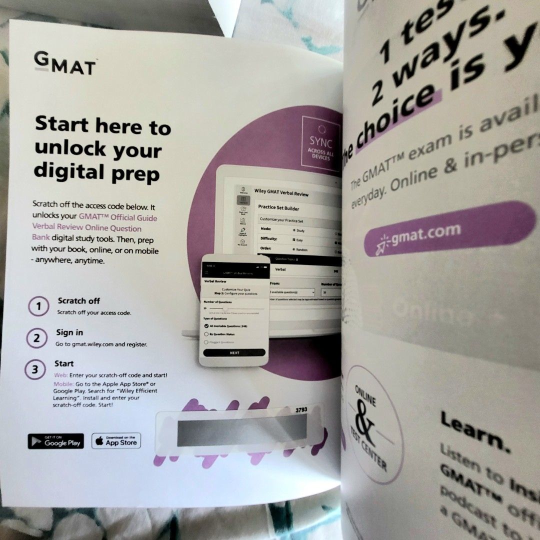 GMAT Official Guide 2022 Bundle with code for Online guide, Hobbies & Toys, Books & Magazines ...