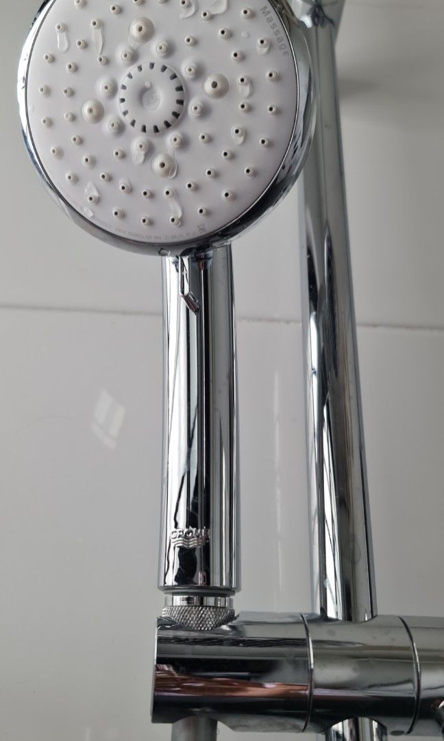 Grohe Rainjet shower set + Heater with DC pump, TV & Home Appliances ...