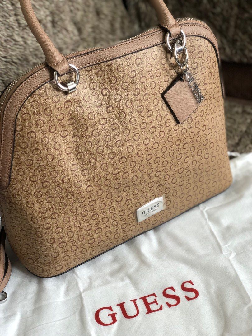 Guess Hand/Sling Bag, Luxury, Bags & Wallets on Carousell