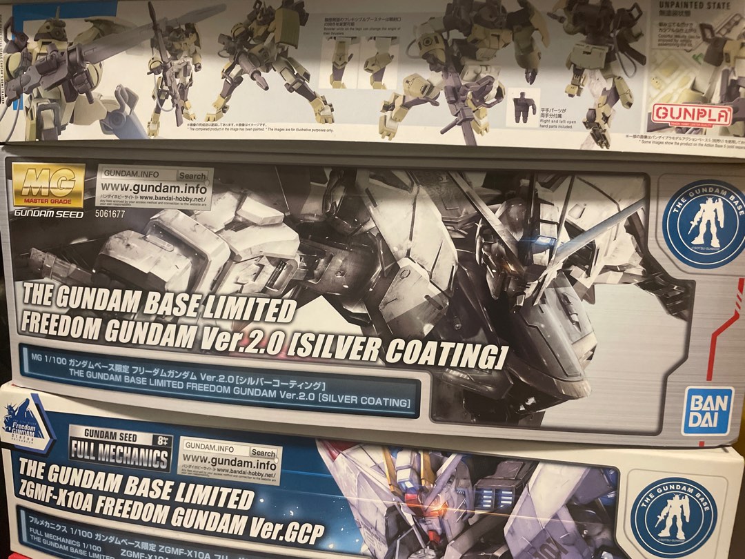 MG 1/100 Gundam Base Freedom 2.0 Silver Coating, Hobbies & Toys, Toys ...