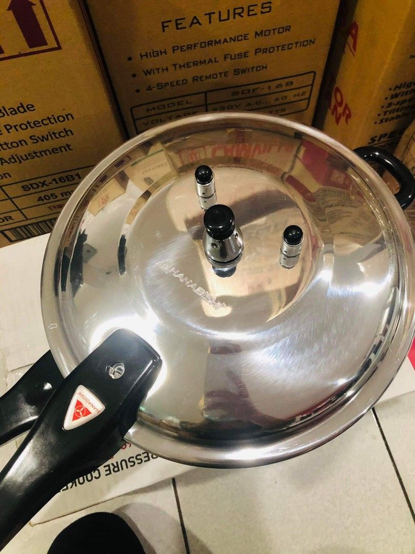 Hanabishi 6 Quartz Pressure Cooker HPC-6QC, Furniture & Home Living ...