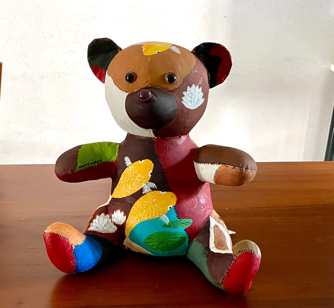 Hand painted bear, Hobbies & Toys, Stationery & Craft, Art & Prints on ...