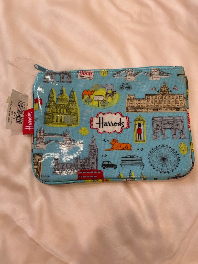 Harrods London Map Travel Pouch, Women's Fashion, Bags & Wallets ...