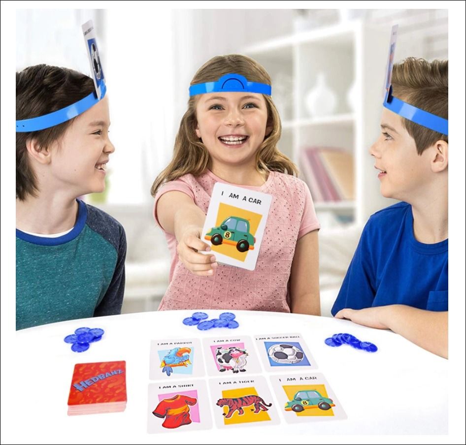 Hedbanz 2nd Edition / Card Game / Board Game / Popular Guessing Game ...