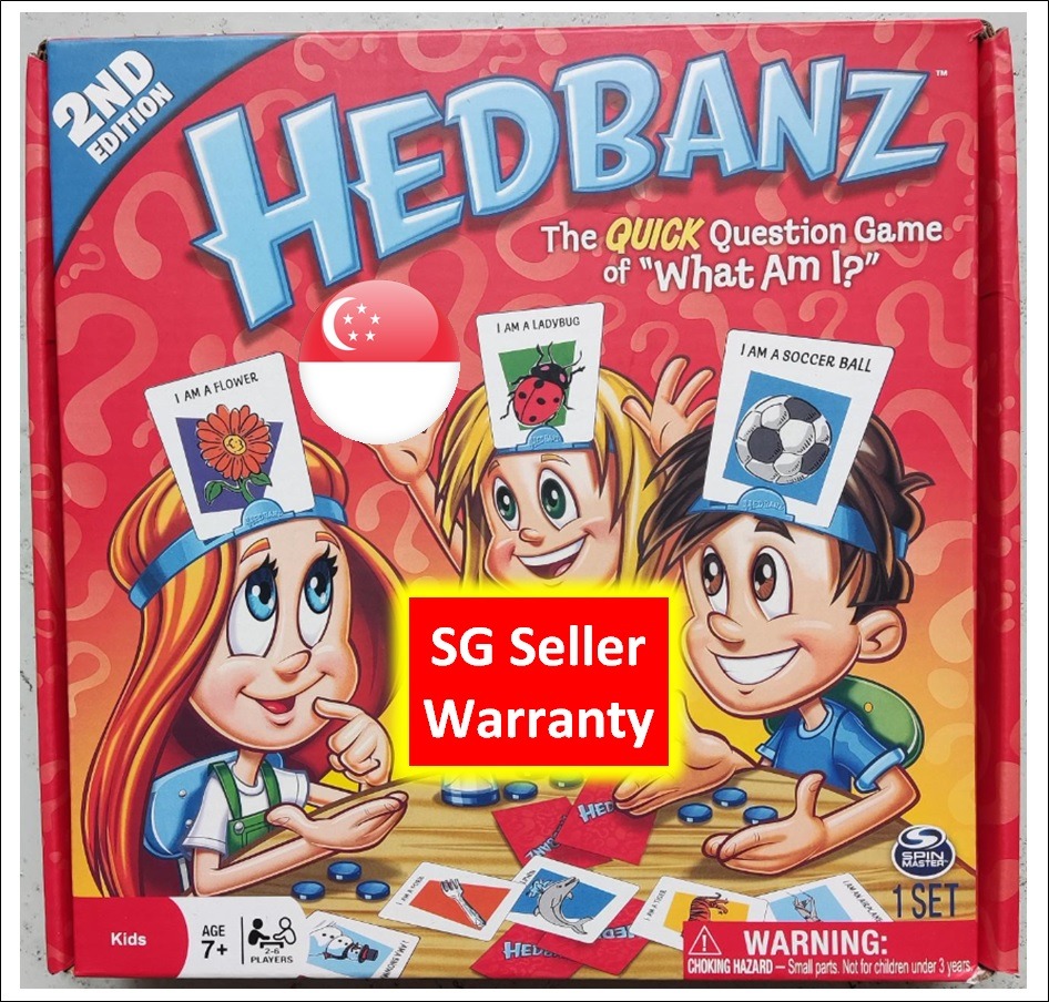 Hedbanz 2nd Edition / Card Game / Board Game / Popular Guessing Game ...