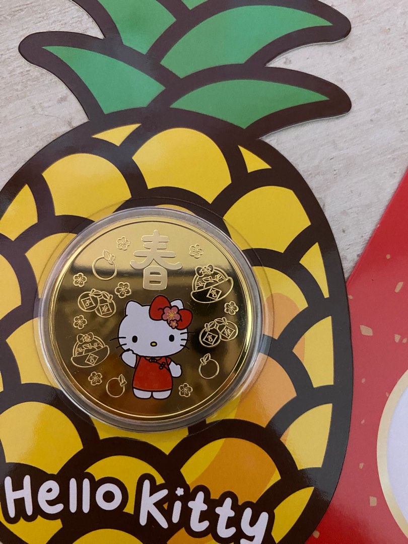 Hello kitty gold coin, Everything Else on Carousell