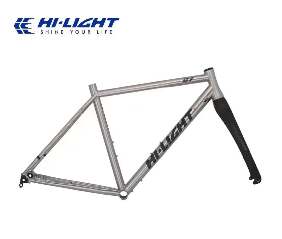 hi light g7 titanium gravel frame, Sports Equipment, Bicycles & Parts ...