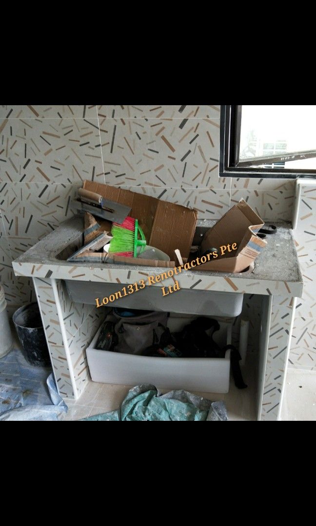 Hollow block Sink Support for sale!!!, Furniture & Home Living, Home ...