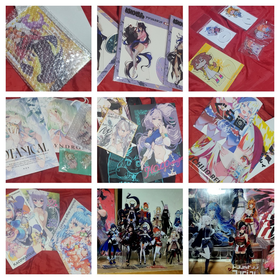 Hololive Merch, Comiket 101 Hololive Merch and Acrylics., Hobbies ...