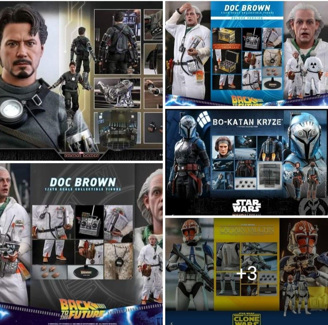 Hot Toys MMS581 Mech Tech Tony Stark TMS035 BO KATAN TMS060 Hydra Steve ...