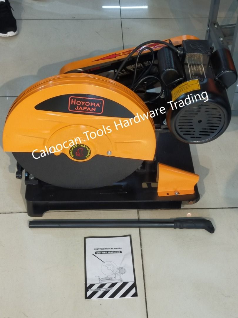 HOYOMA JAPAN Industrial Type Cut-Off Machine 16" 3HP Belt-Driven (HT-COM400) - Induction Motor ...