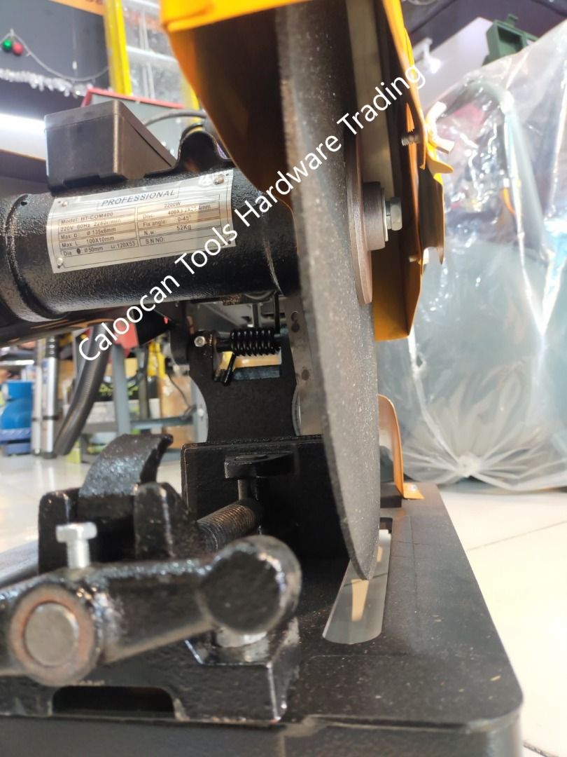 HOYOMA JAPAN Industrial Type Cut-Off Machine 16" 3HP Belt-Driven (HT-COM400) - Induction Motor ...