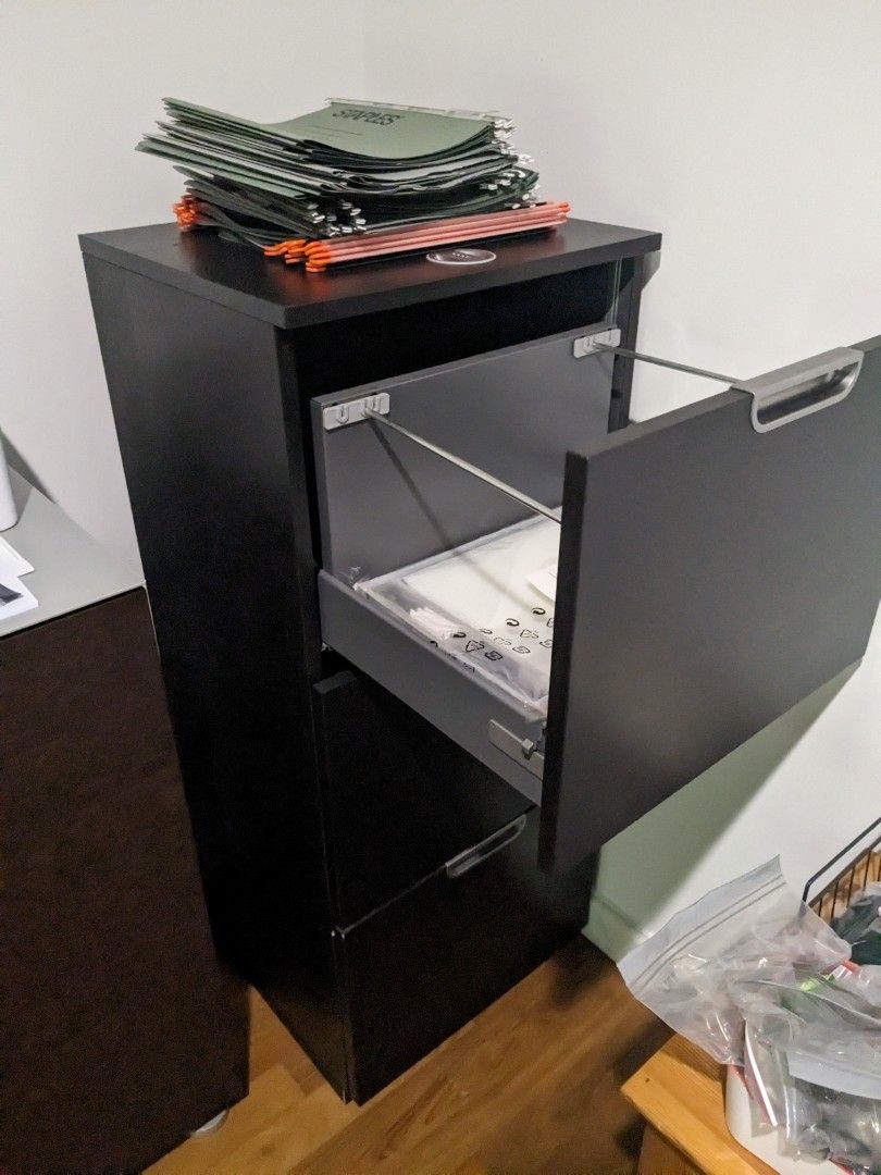 Ikea GALANT three draw drop filing cabinet, Furniture & Home Living ...