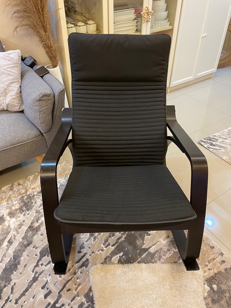 Ikea poang rocking chair, Furniture & Home Living, Furniture, Chairs on ...
