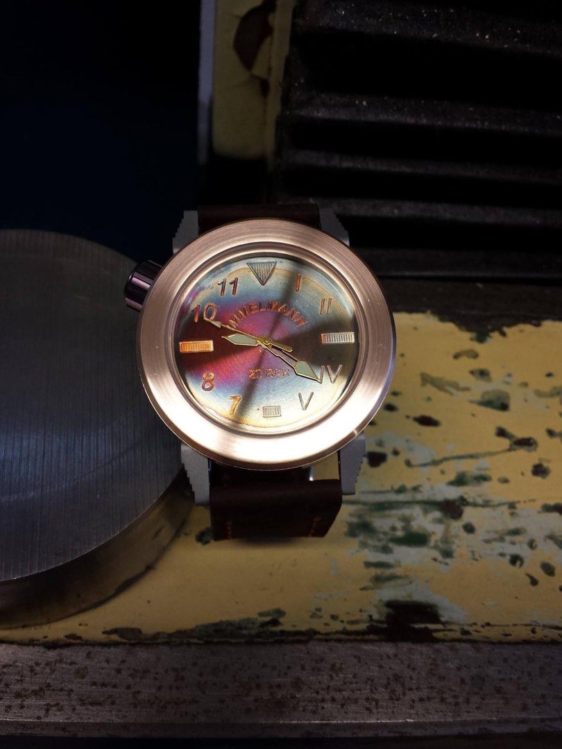 Immelmann 20 bar diver Cusn8 bronze case and dial, Men's Fashion ...